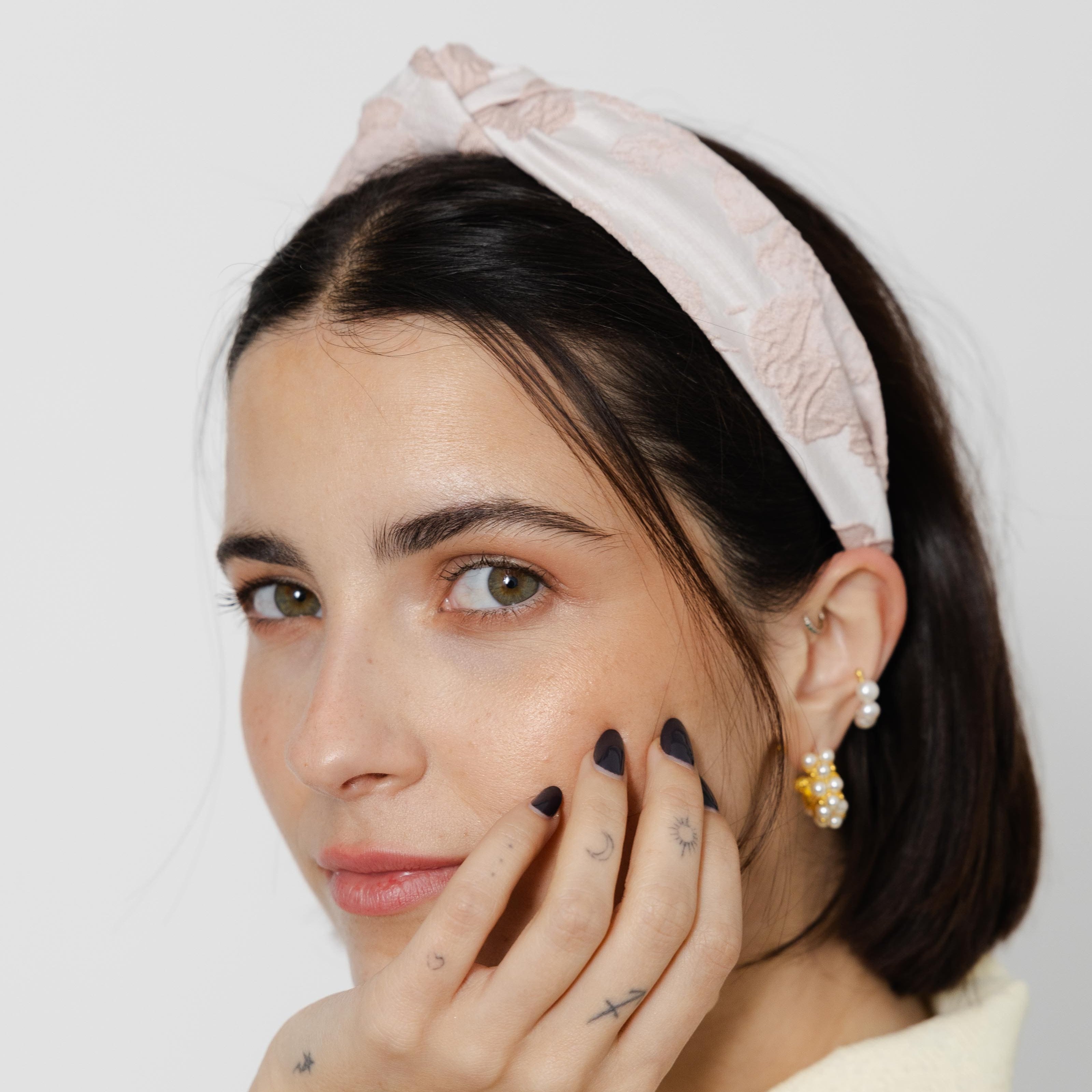 Bandolete Olivia Jacquard Cor-de-Rosa Velho – Lemon Hair